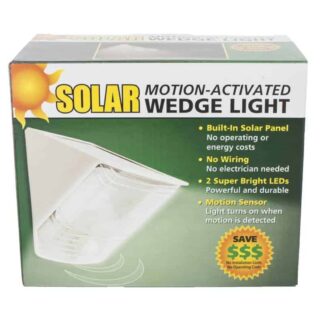 Maxsa Solar Wedge Light | Motion-Activated LED Light | Greenlytes